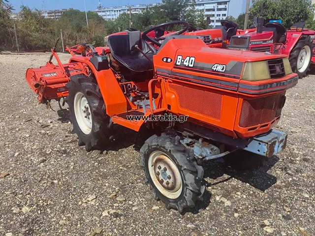 KUBOTA B40 Τρακτέρ με φρέζα krekis.com